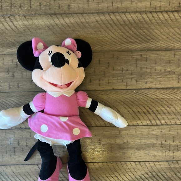 Disney | Toys | Disney Minnie Mouse Pink Plush Toy | Poshmark